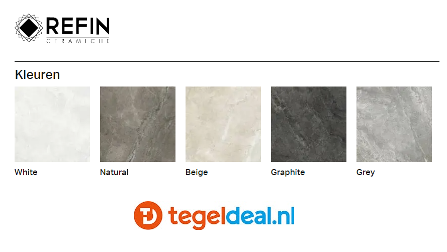 De collectie River van Refin is geïnspireerd op de eroderende werking van water: waar de steen ...